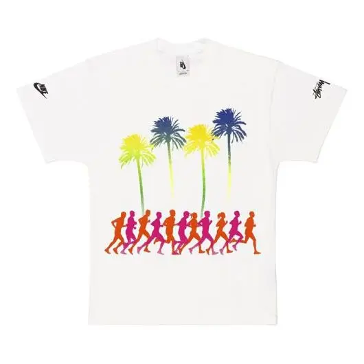 Nike X Stussy Crossover Printing Beach T-shirt