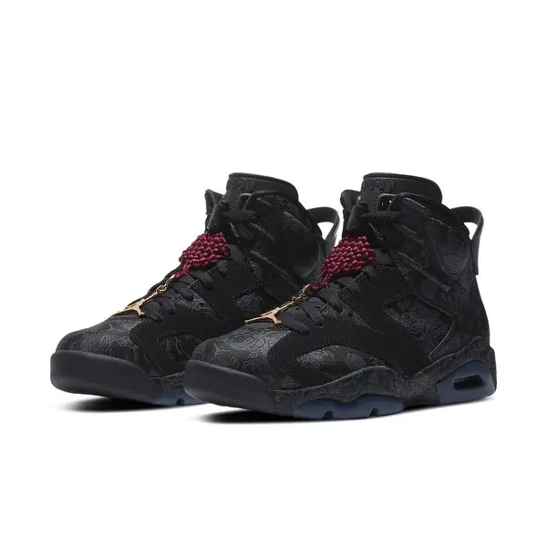 JORDAN Air Retro "singles Day" High Top Sneakers - Black