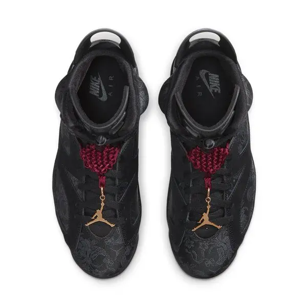 JORDAN Air Retro "singles Day" High Top Sneakers - Black
