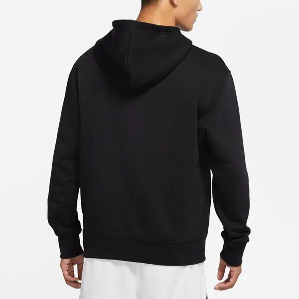 JORDAN Black Multi-color Large Logo Hoodie