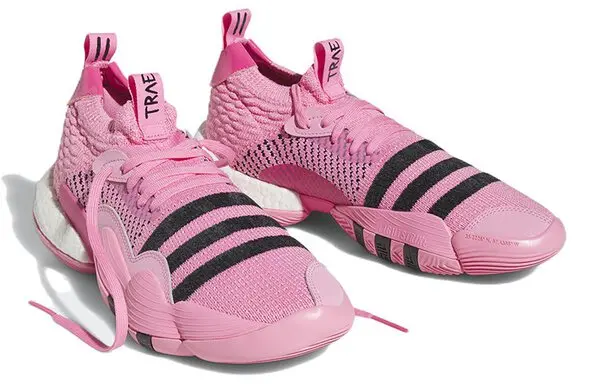 Adidas Trae Young 2 Sneakers - Pink/black