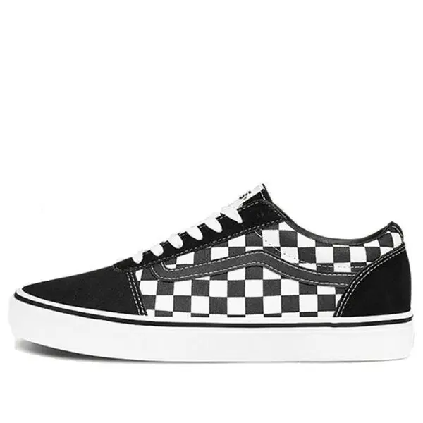 VANS Ward Checkered Low Top Sneakers - Black