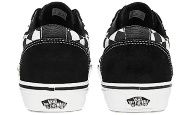 VANS Ward Checkered Low Top Sneakers - Black