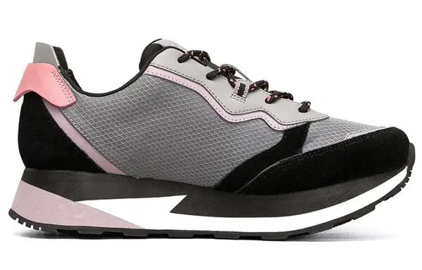 Sketchers Lace-up Athletic Sneakers - Grey/black