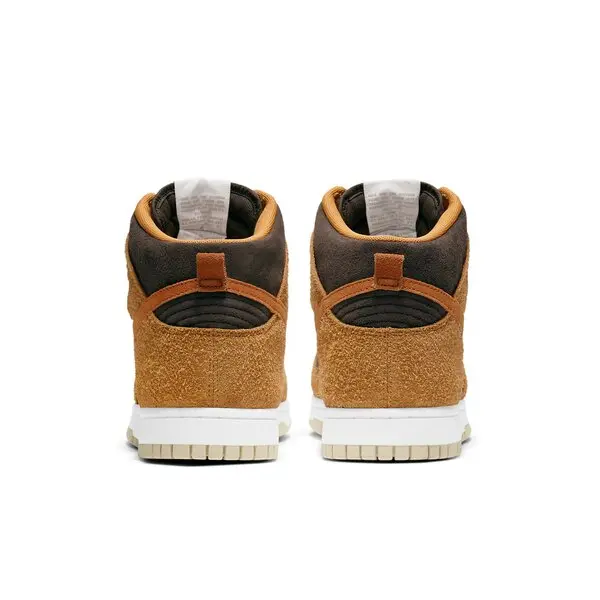 Nike Dunk High Premium "dark Curry - Brown/yellow