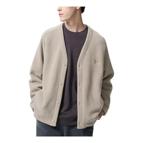 Uniqlo Needles Oversized Cardigan - Beige
