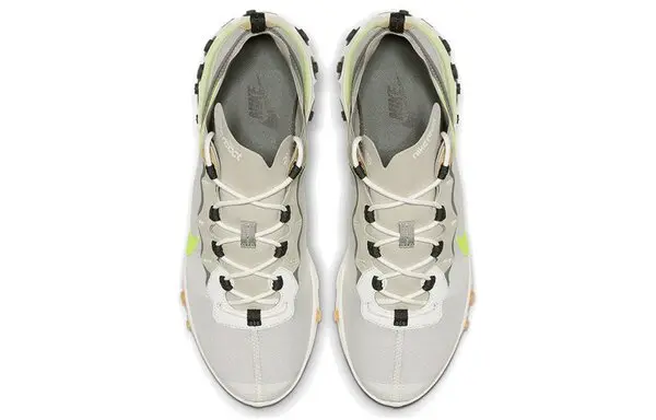 Nike React Element 55 'cargo Volt' Sneakers - Gray/yellow