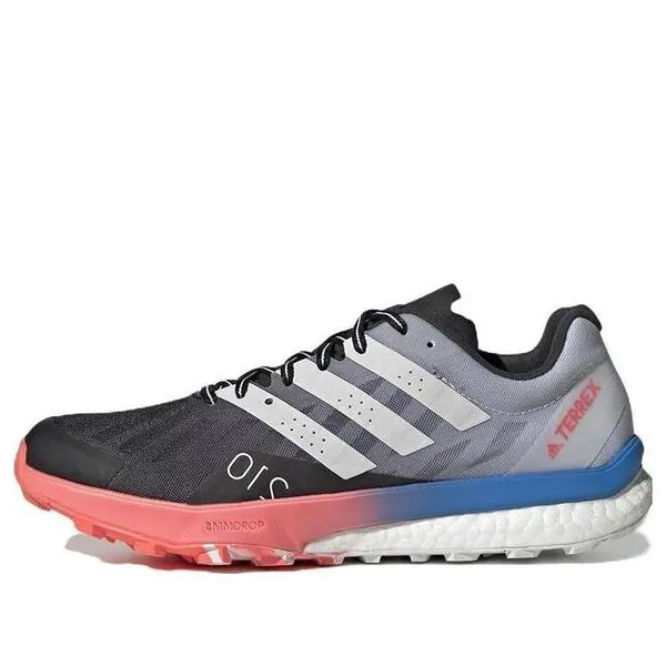 Adidas Speed Ultra Trail Running Shoes - Black/grey/blue