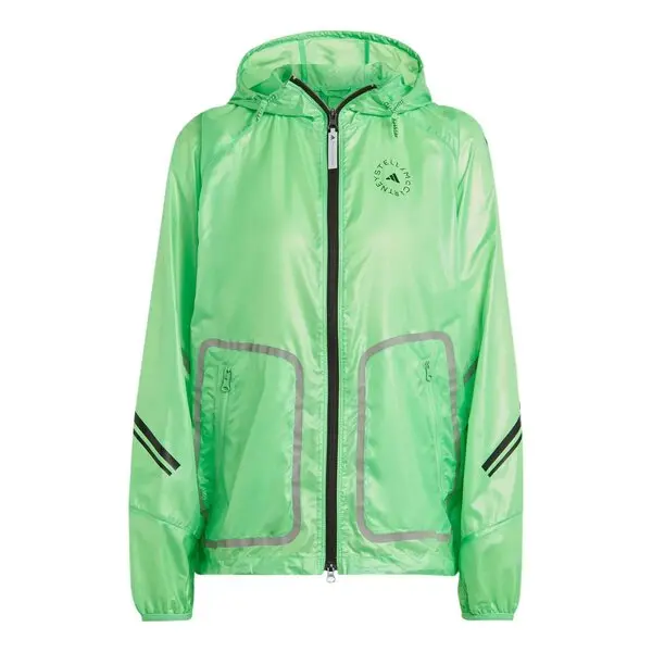 Adidas Stella Mccartney Truepace Running Jacket - Green