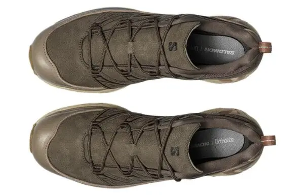 SALOMON Xt-6 "expense Leather" Sneakers - Brown