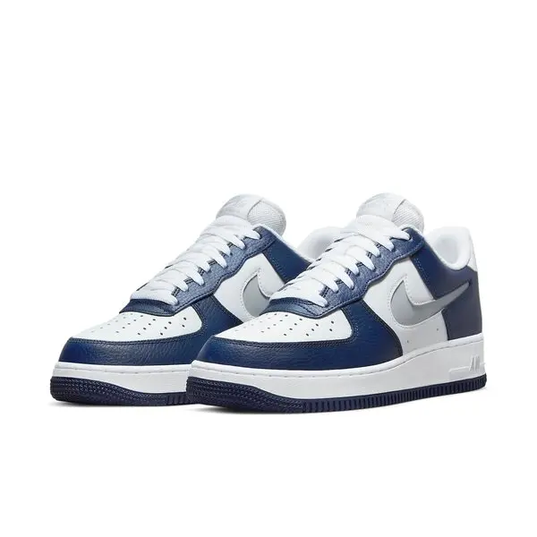 Nike Force 1 '07 Lv8 Low Top Sneakers - Blue/white