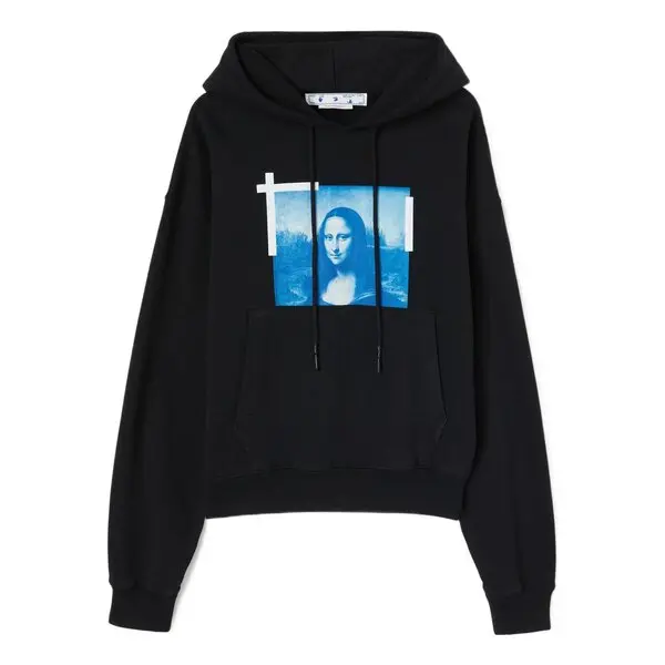 Off-White Ss22 Mona Lisa Painting Hoodie - Black