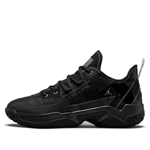JORDAN One Take 2 " Metallic Silver" Sneakers - Black