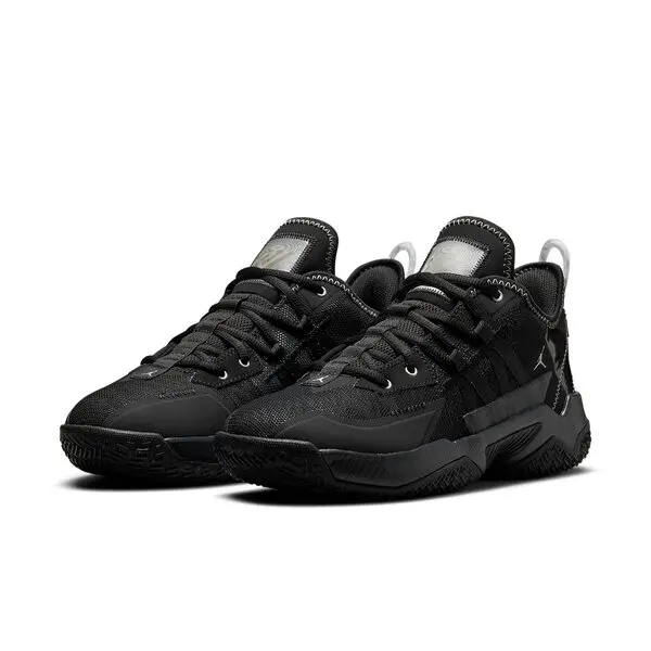 JORDAN One Take 2 " Metallic Silver" Sneakers - Black