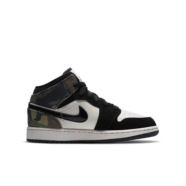 JORDAN 1 Mid Se 'camo' Sneakers - Black