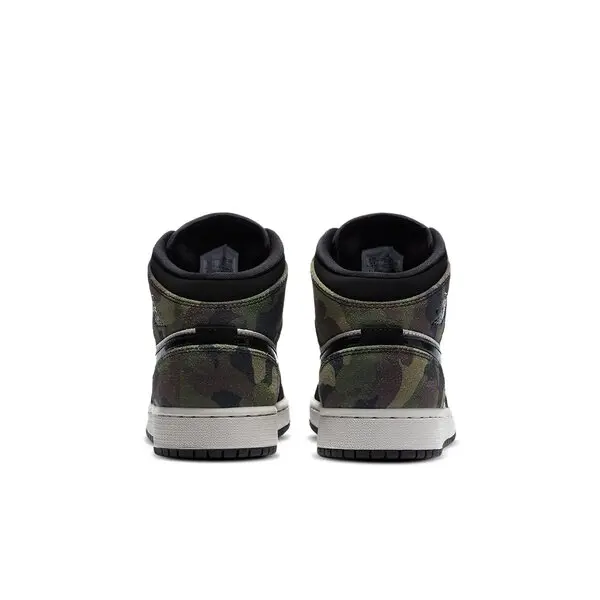 JORDAN 1 Mid Se 'camo' Sneakers - Black