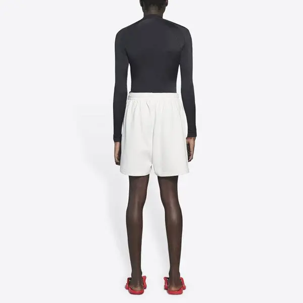 Balenciaga Political Campaign Shorts - White