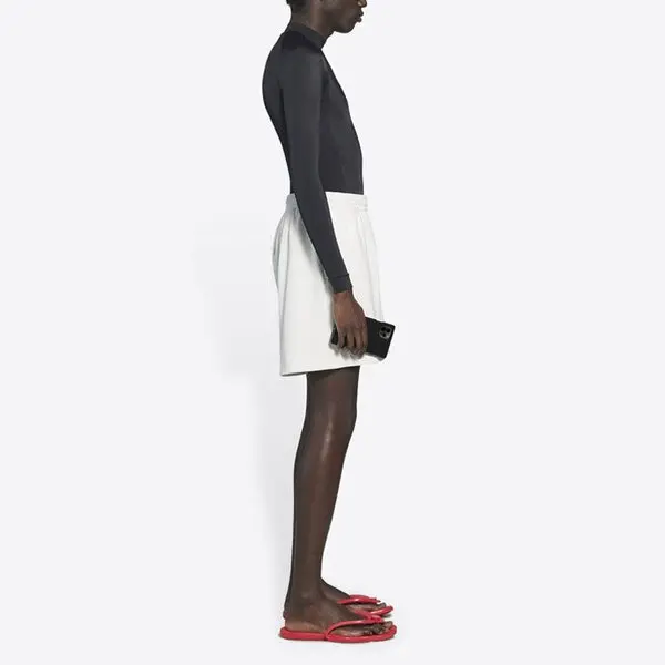 Balenciaga Political Campaign Shorts - White