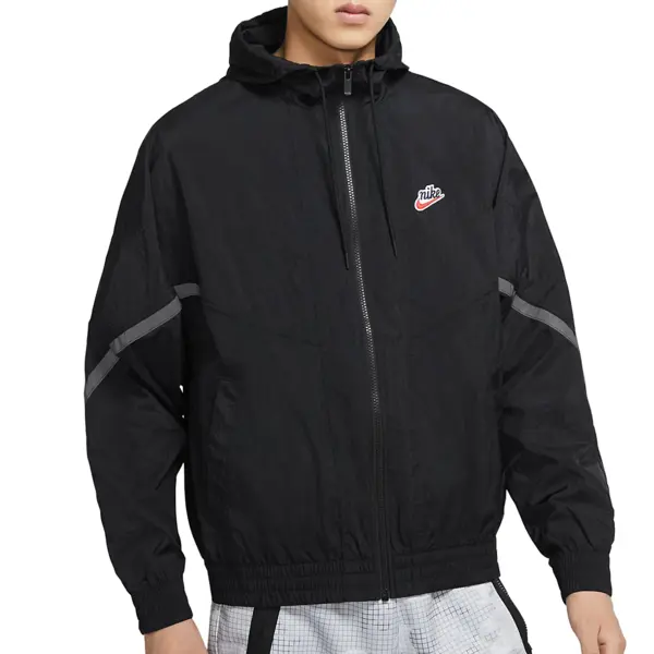 Nike Windrunner+ Hooded Jacket - Black