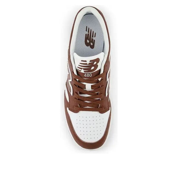 NEW BALANCE 480 Sneakers - Brown/white
