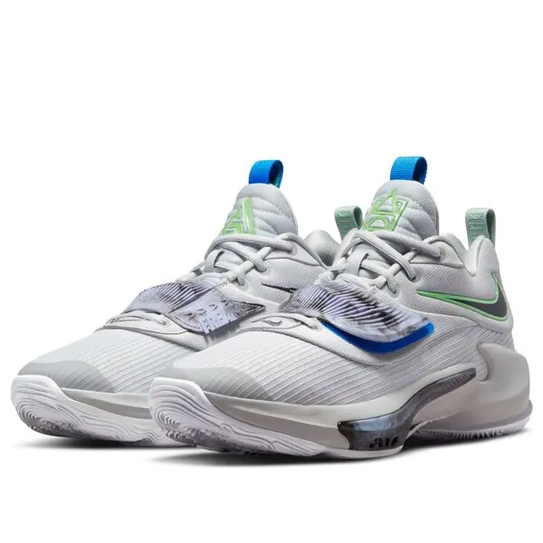 Nike Zoom Freak 3 Da0694-004 Athletic Sneakers - Grey/green