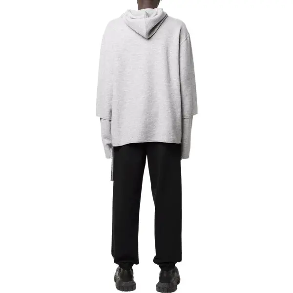 Off-White Long Sleeve Hooded Sweatshirt