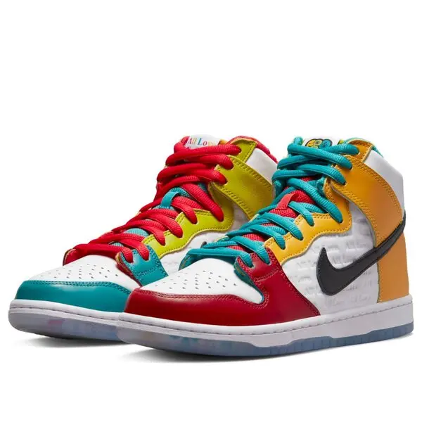 Nike X Froskate Sb Dunk High 'all Love No Hate' Sneakers