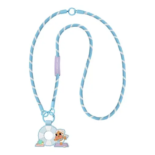 POP MART Crybaby Vacation Mode On Series Long Lanyard 'chilling On The Beach - Multi-color