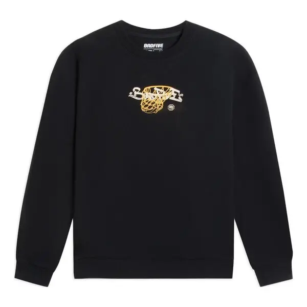 LI-NING Badfive Hoops Graphic Sweatshirt - Black/multi-color