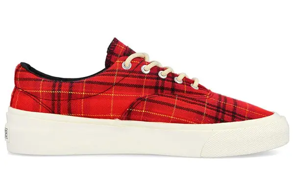 CONVERSE Skid Grip Low Twisted Plaid Sneakers