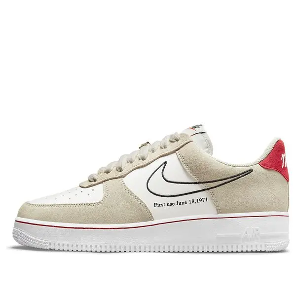 Nike Force 1 '07 Lv8 'first Use' Sneakers - Light Stone/black/sail