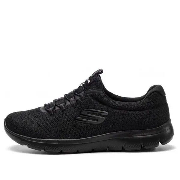 Sketchers Summits Low Top Sneakers - Black
