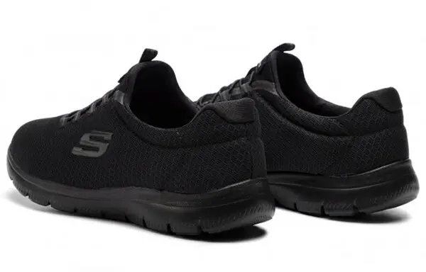 Sketchers Summits Low Top Sneakers - Black