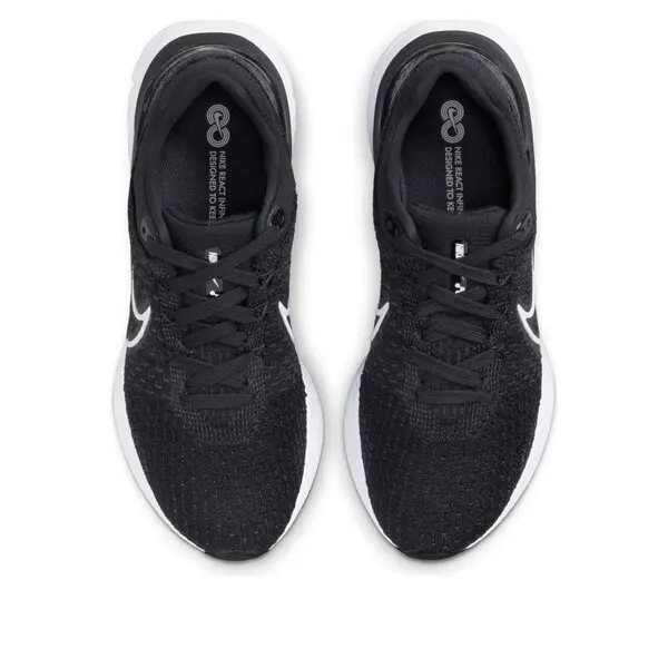 Nike React Infinity Run Flyknit 3 Athletic Sneakers - Black/white