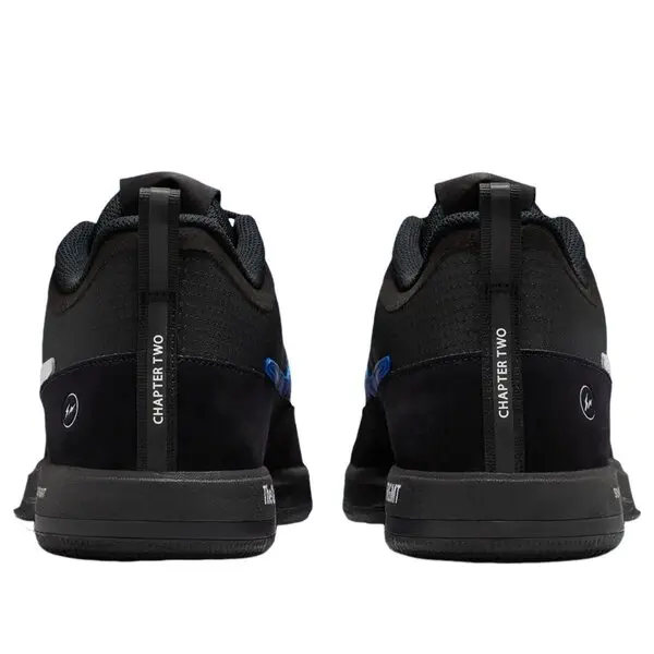 Nike X Fragment Book 2 "black White Blue" Sneakers - Black/white/blue