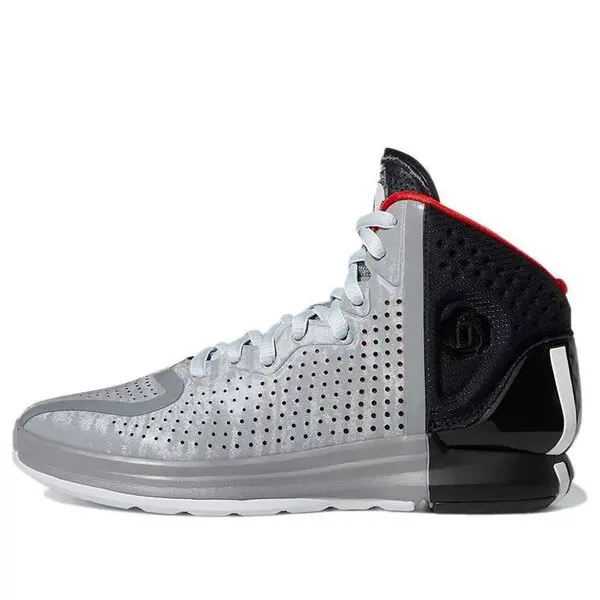 Adidas D Rose 4 Restomod High Top Sneakers - Grey/black