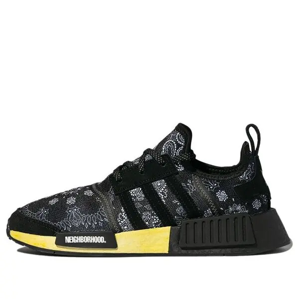 Adidas Neighborhood X Nmd_r1 " Paisley Bandana - Black