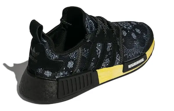 Adidas Neighborhood X Nmd_r1 " Paisley Bandana - Black