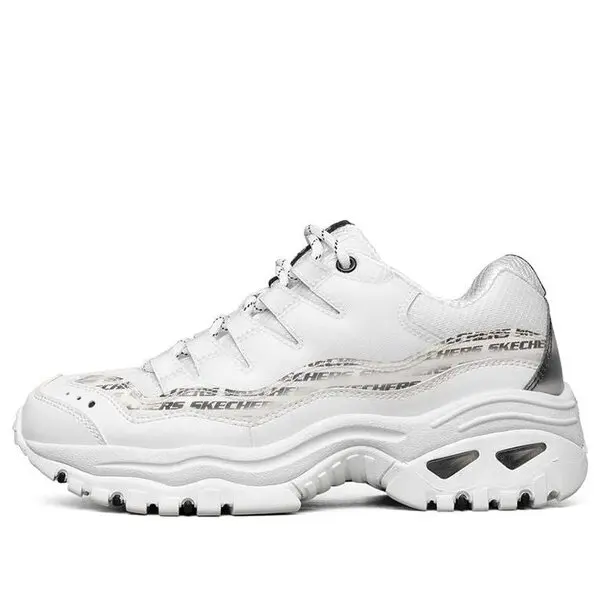 Sketchers Energy Low Top Athletic Sneakers - White/black