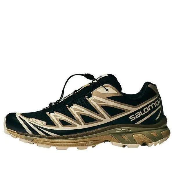 SALOMON Xt-6 Sneakers - Black/kelp/moss