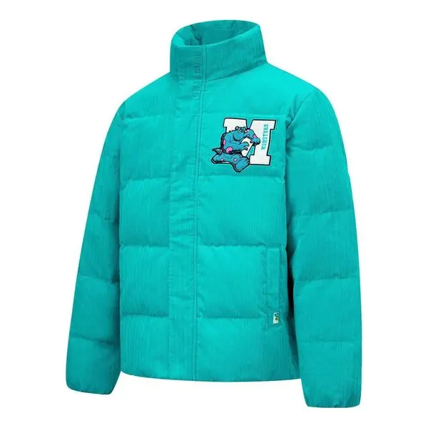 LI-NING X Disney Monster University Graphic Down Jacket - Teal