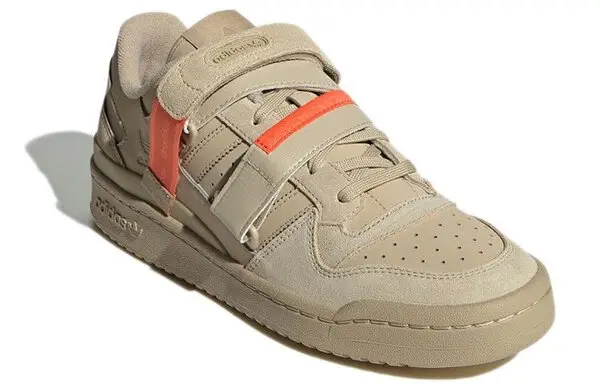Adidas Forum Low Strap Sneakers - Brown/orange