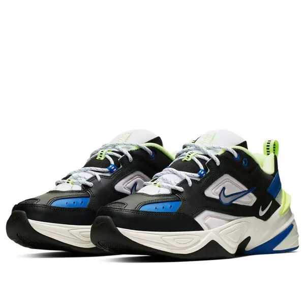Nike M2k Tekno " Royal Volt" Sneakers - Black