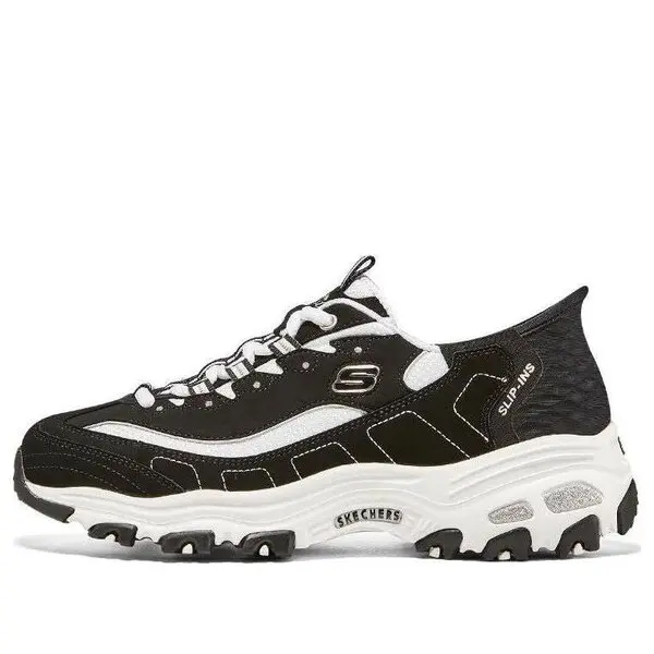 Sketchers D'lites 1.0 Chunky Sneakers - Black/white