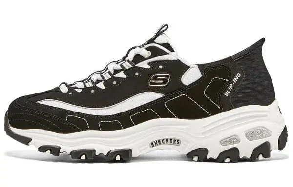 Sketchers D'lites 1.0 Chunky Sneakers - Black/white