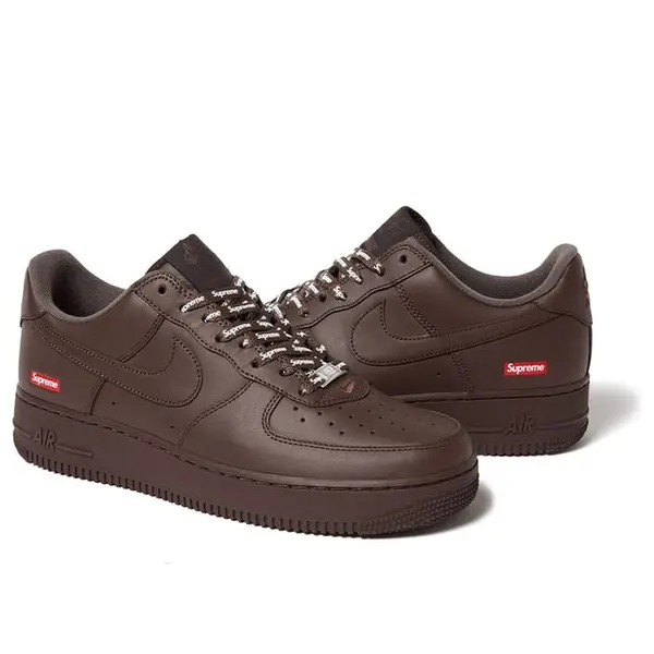 Nike Supreme X Force 1 Low - Baroque Brown