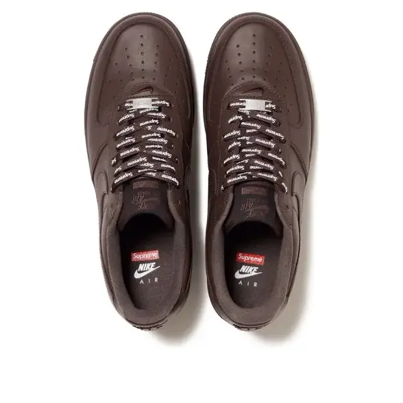 Nike Supreme X Force 1 Low - Baroque Brown