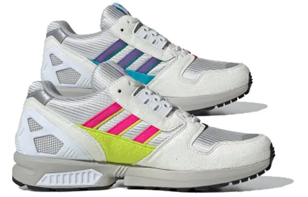 Adidas X Overkill Zx 8000 "no Walls Needed" Sneakers - White/black/pink