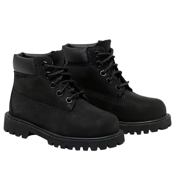Timberland 6 Inch Premium Nubuck Boots - Black