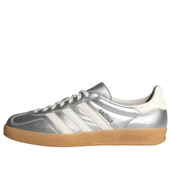 Adidas Gazelle Indoor Sneakers - Silver Metallic/core White/core Black